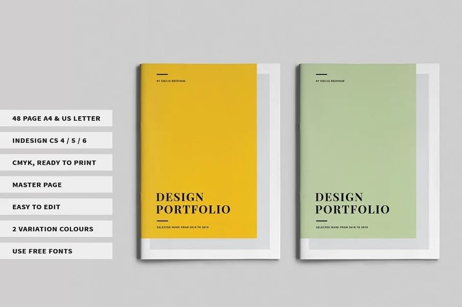 34 Best Graphic Design Portfolio PDF Super Collection | WebTopic