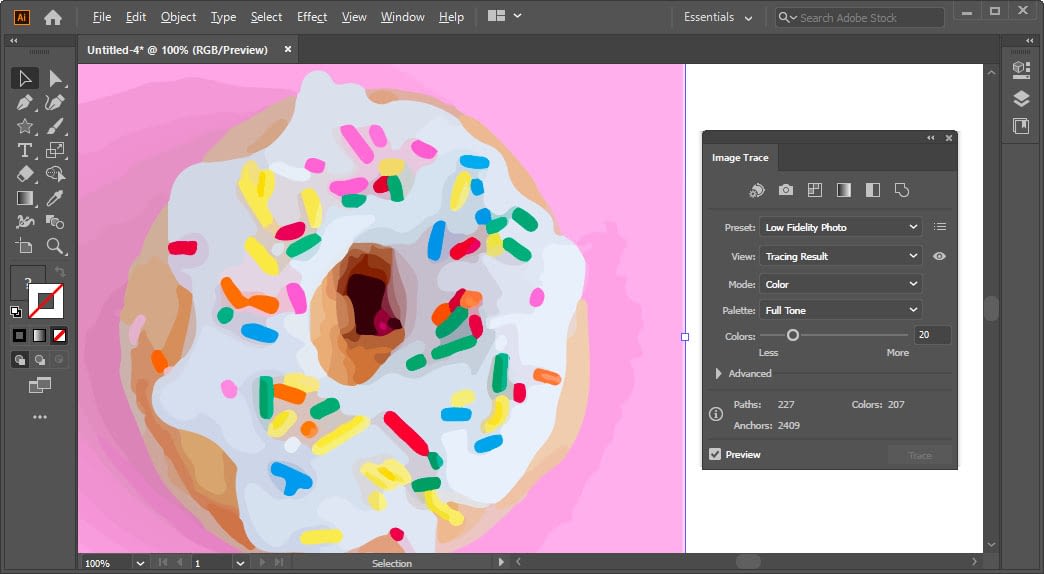 How to Trace an Image in Illustrator | Webtopic